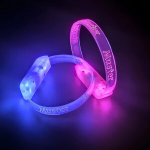 Silicone Remote Controlled LED Bracelets for Events