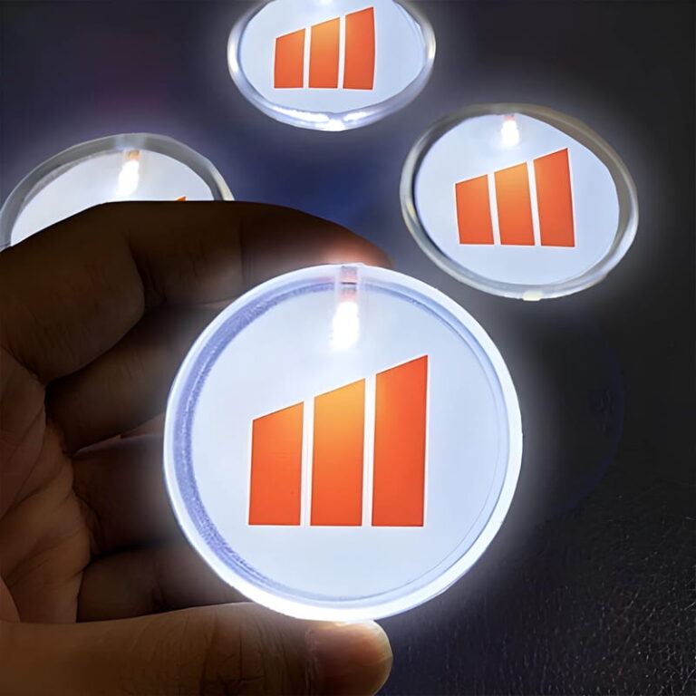 Custom Acrylic LED Badges - Flashion Statement