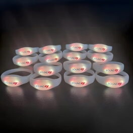 Silicone Remote Controlled LED Bracelets for Events