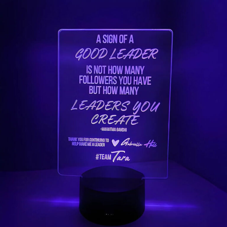 Custom Acrylic LED Badges - Flashion Statement