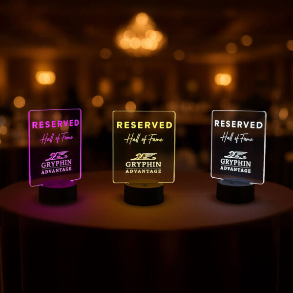 Custom Acrylic Edge Lit Signs | Engraved LED Signs