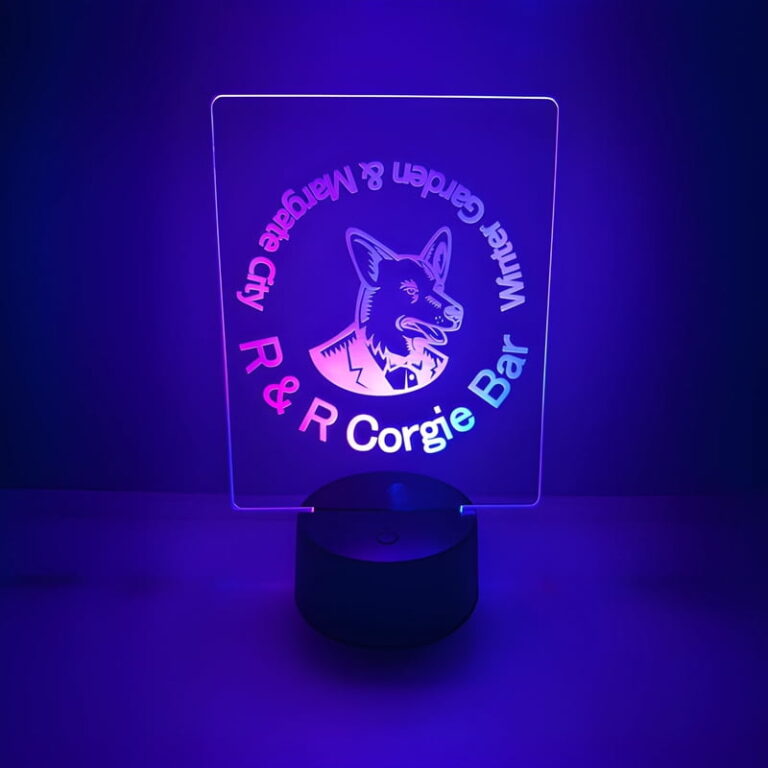 Custom Acrylic Edge Lit Signs | Engraved LED Signs